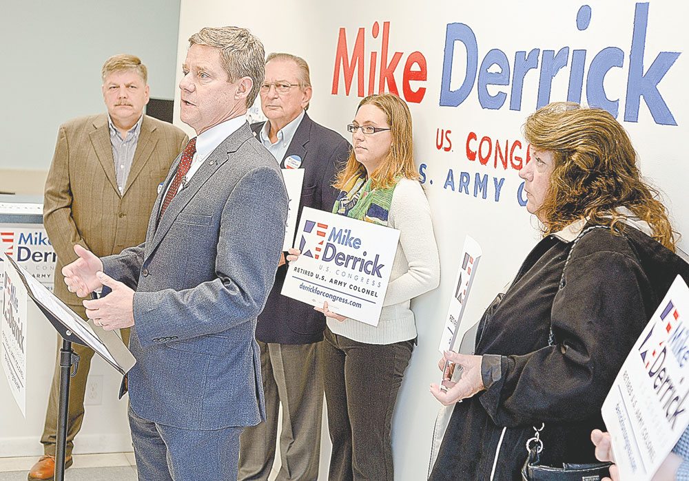Gold Star father backs Mike Derrick for congress at press event | News ...